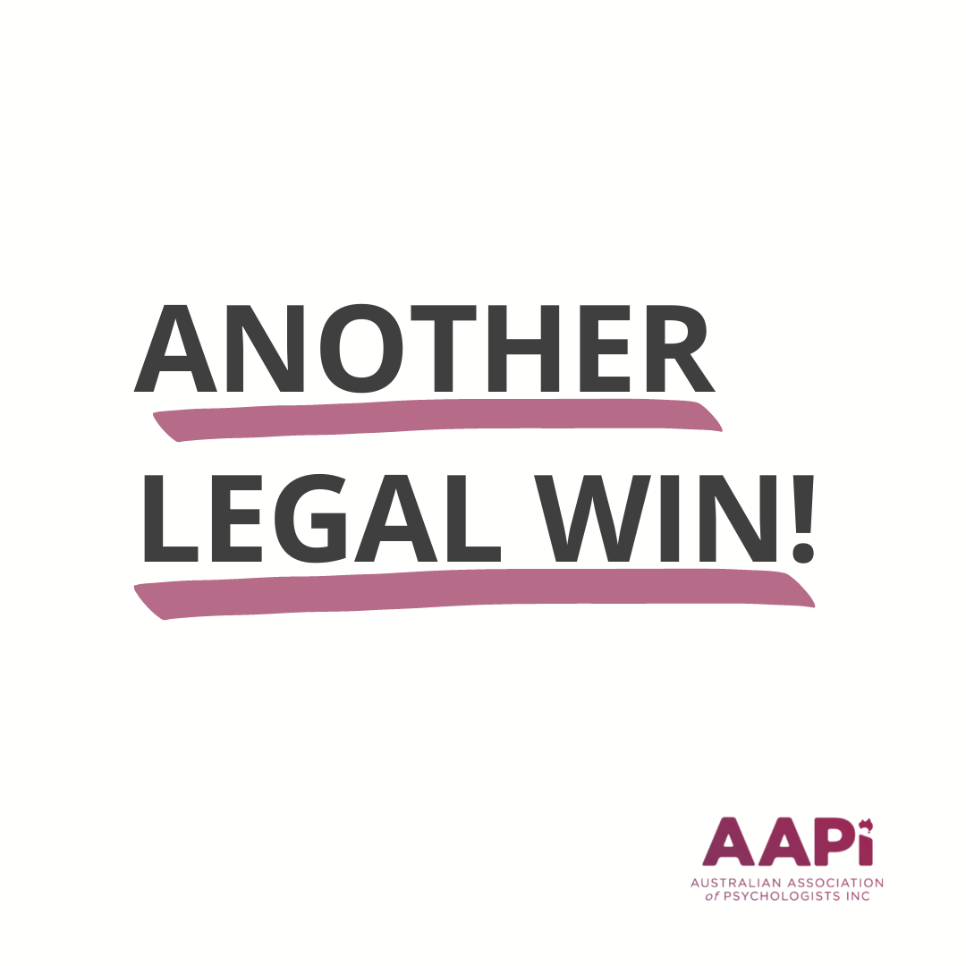 Another legal win!